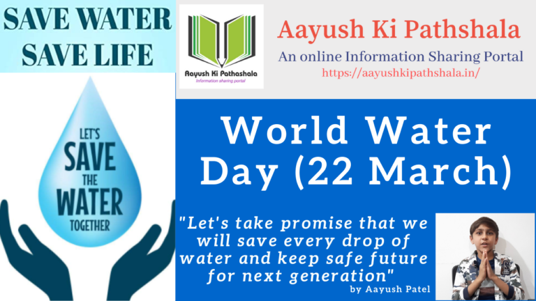 World Water Day | 22 March | Global Water Day | Valuing Water | Speech ...